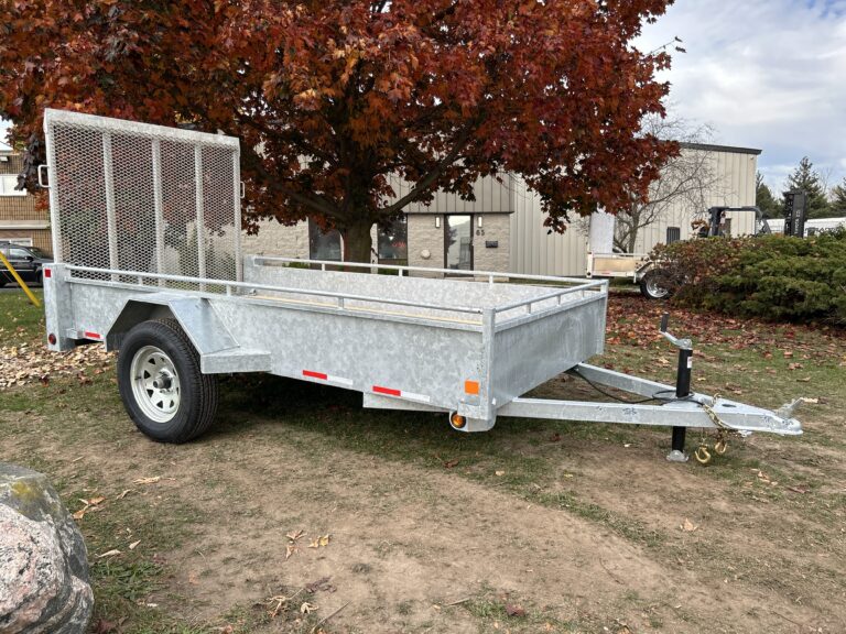 Single Axle Galvanized Utility