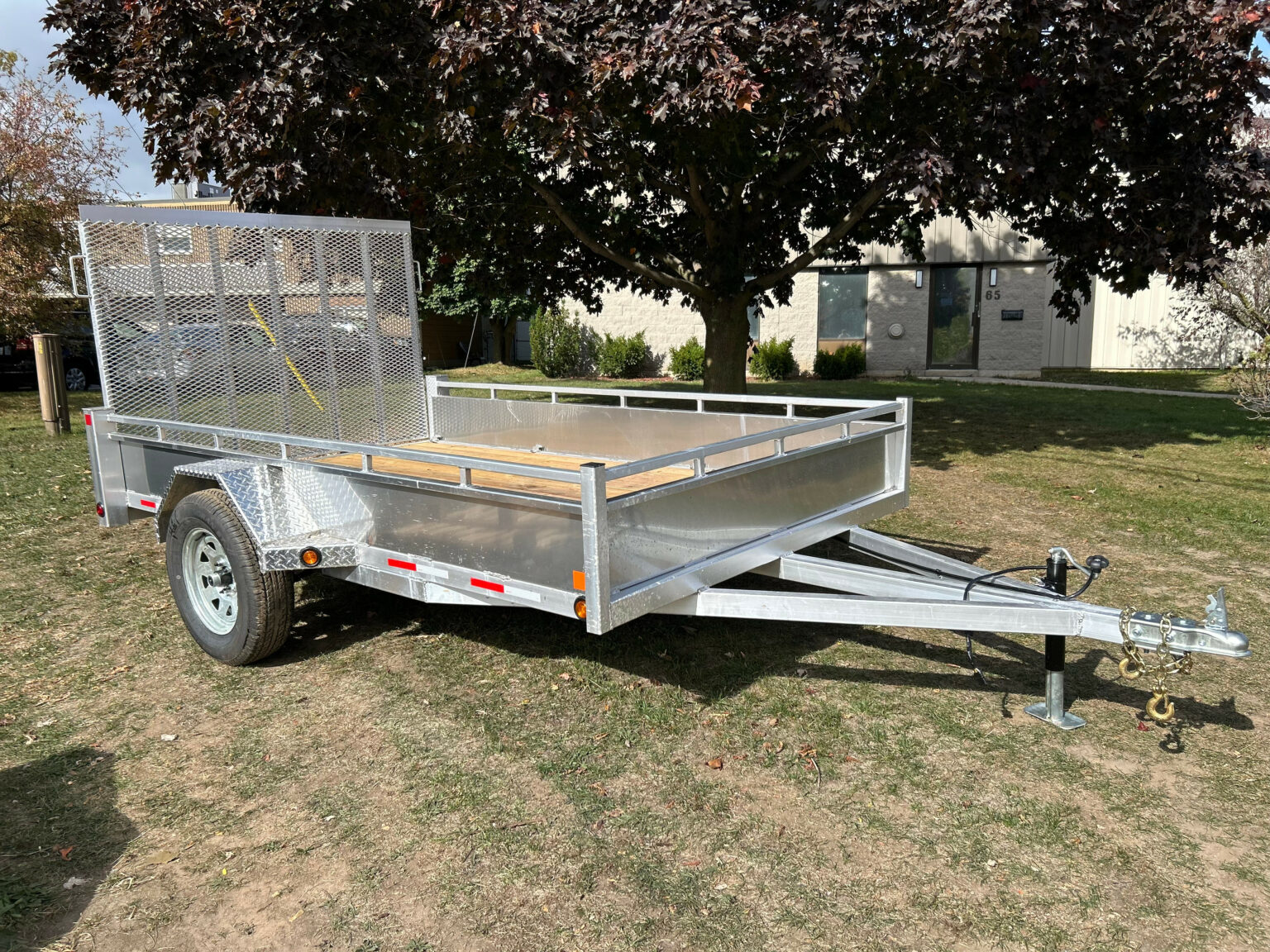 Single Axle Aluminum Utility